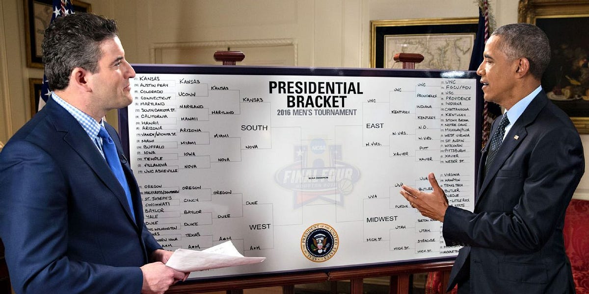 A (brief) history of Presidential brackets - by Steve Hull
