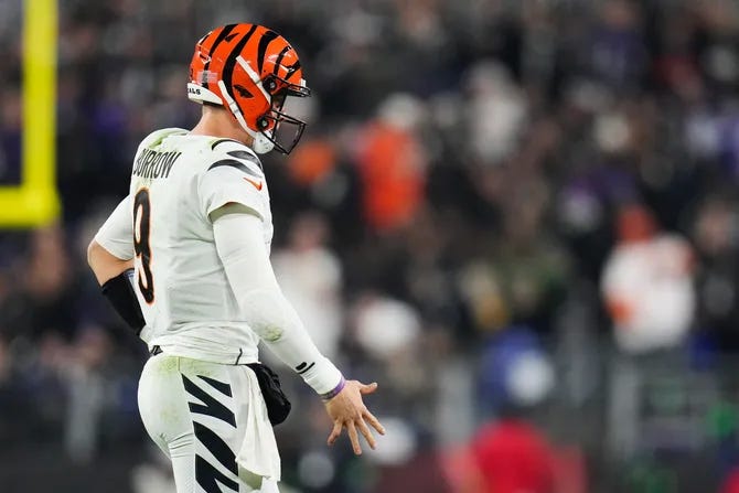 Bengals lose franchise quarterback for the remainder of the season
