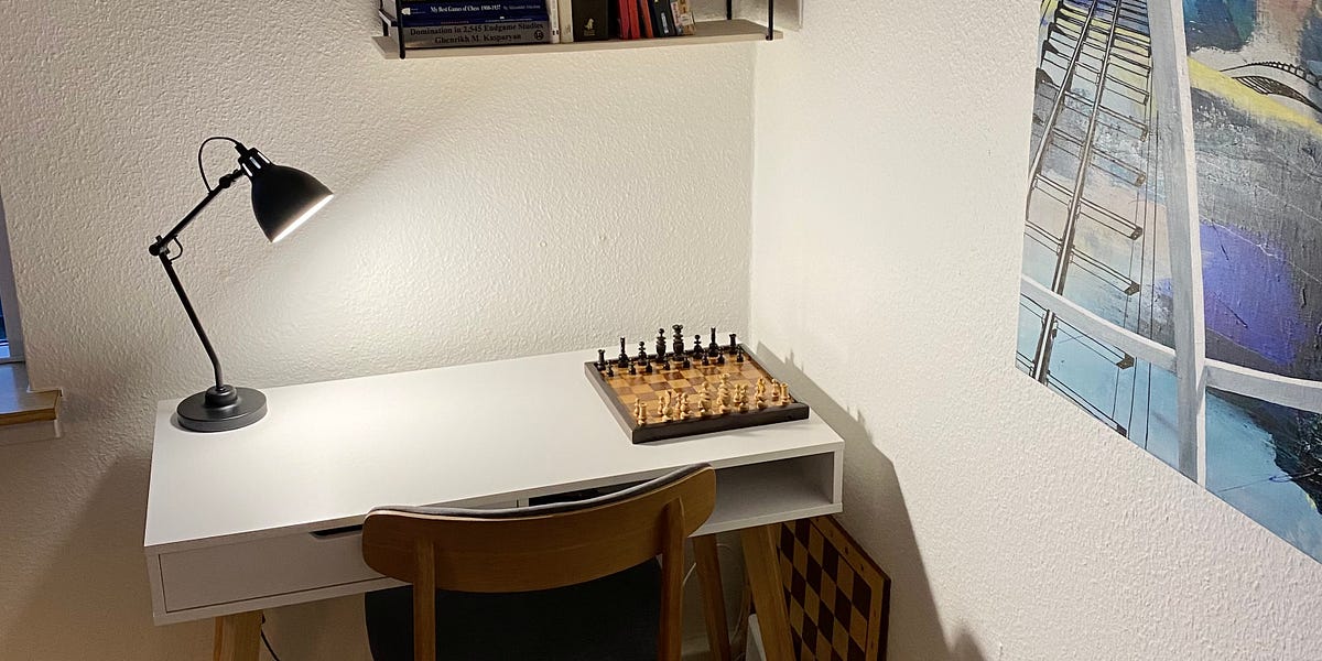 Building a dedicated chess corner - by Martin B. Justesen