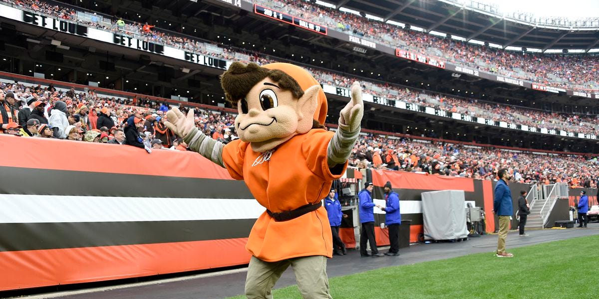 Revealed: The Most Popular NFL mascots – Cleveland Browns’ Crowned Top