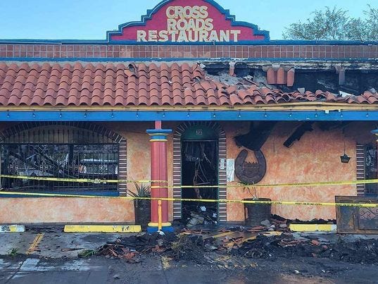 South Tucson's historic Crossroads Restaurants ravaged by fire