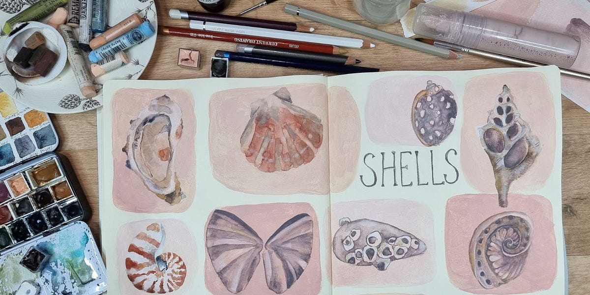 Art Club | REPLAY | Shells - by Sam Ashley - Studio Diaries