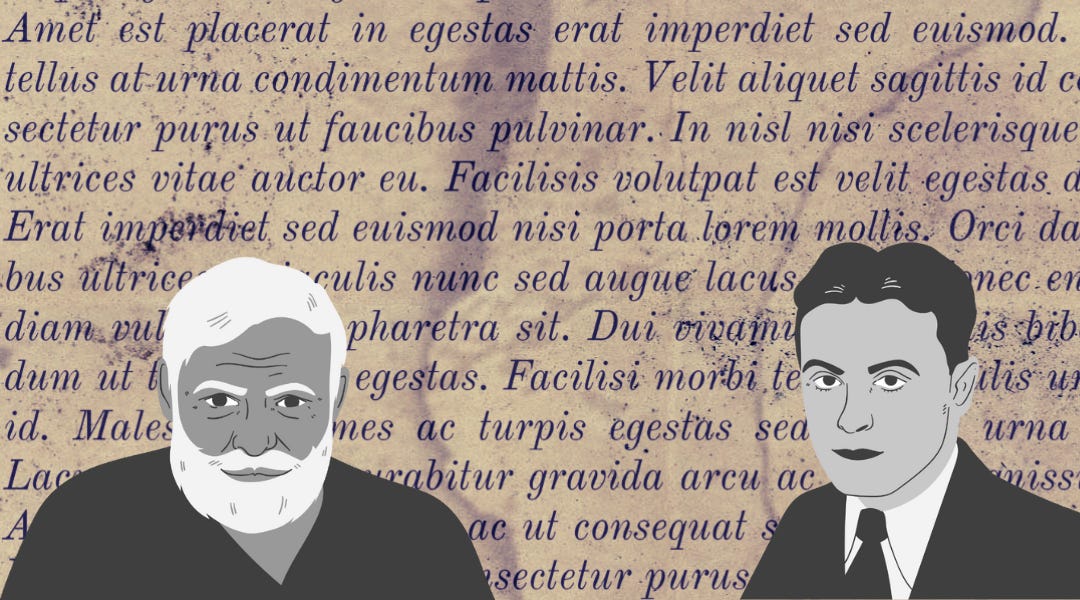 Why Fitzgerald and Hemingway Are Literature's Greatest Frenemies