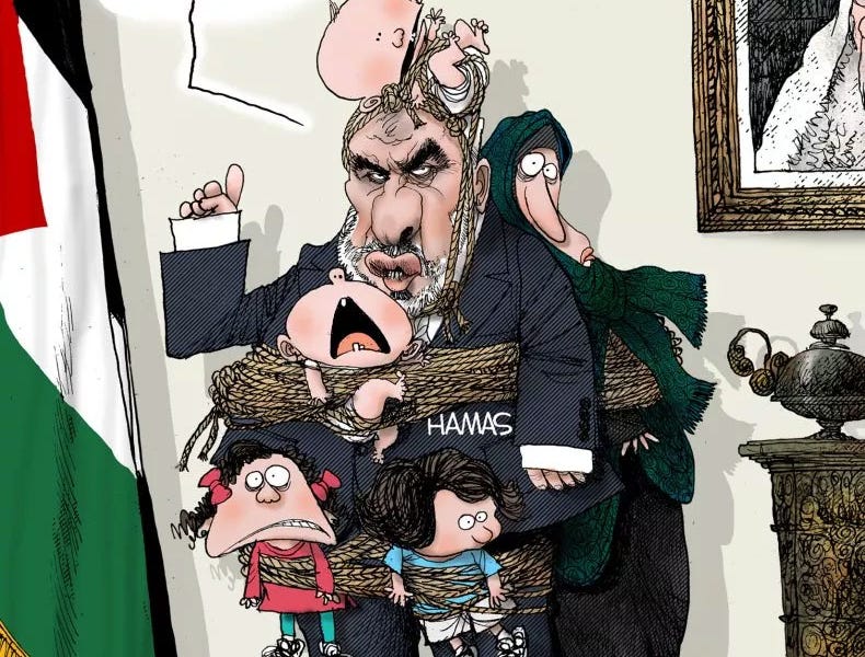 Was Canceled for a Cartoon About Hamas' Human Shields. I Stand by My ...