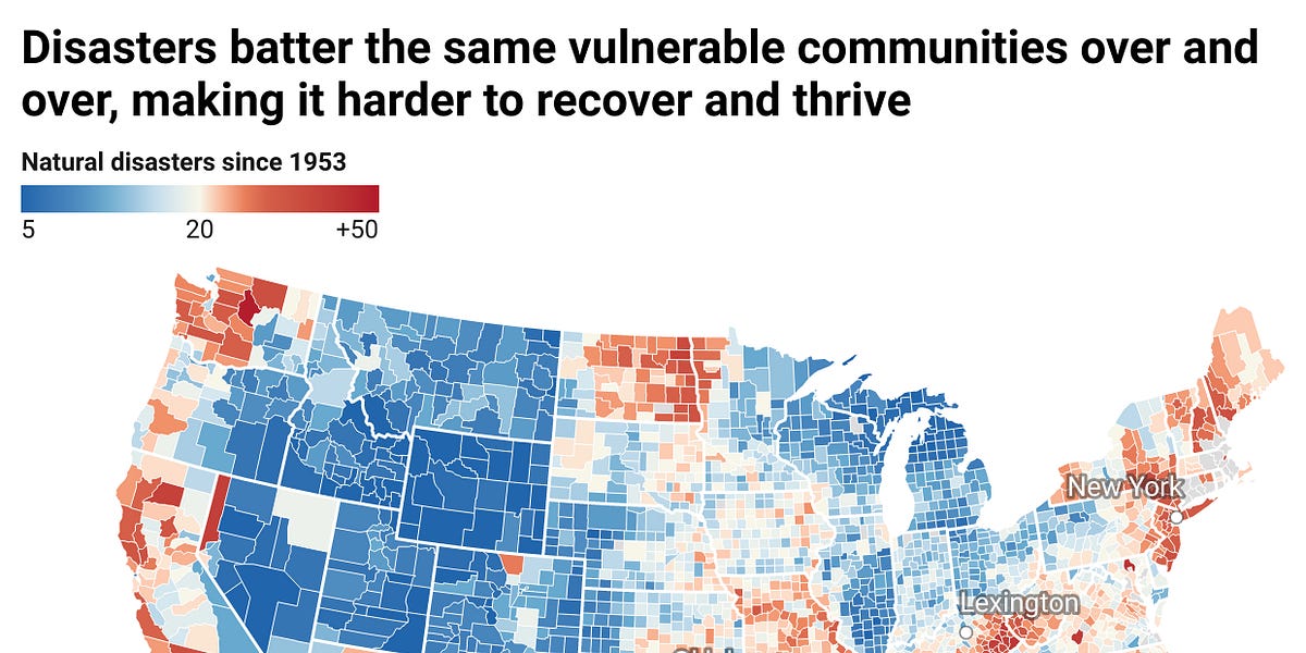Natural disasters cause havoc for low-income Americans