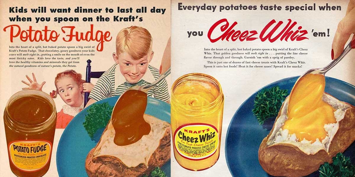 That ad for Kraft Potato Fudge is fake - The Retroist