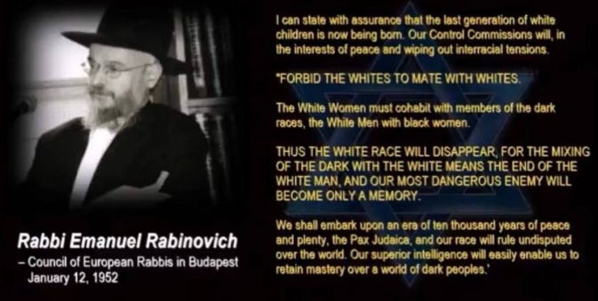 Analysing the Text of the 1952 Speech of Rabbi Emanuel Rabinovich