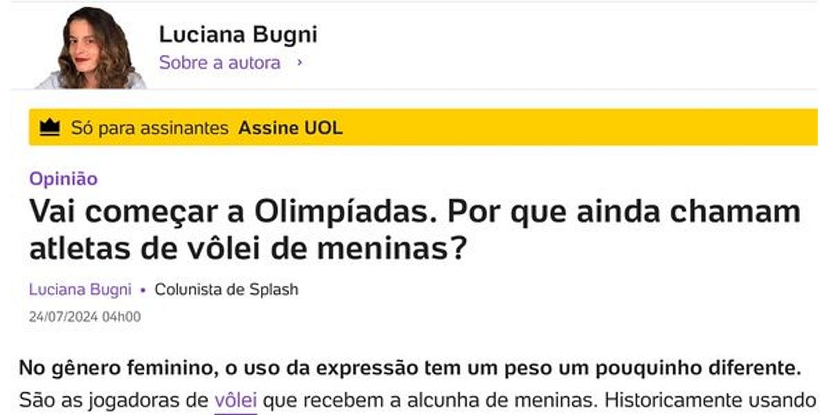 Problematizando as meninas - Blog do Marcelo Guterman