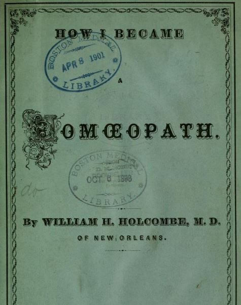 From Allopath to Homeopath - An insight into the medical practice of a ...