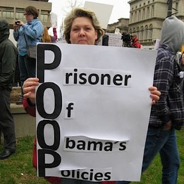 Teabagging Lady Is Actually Poop - by Ken Layne - Wonkette