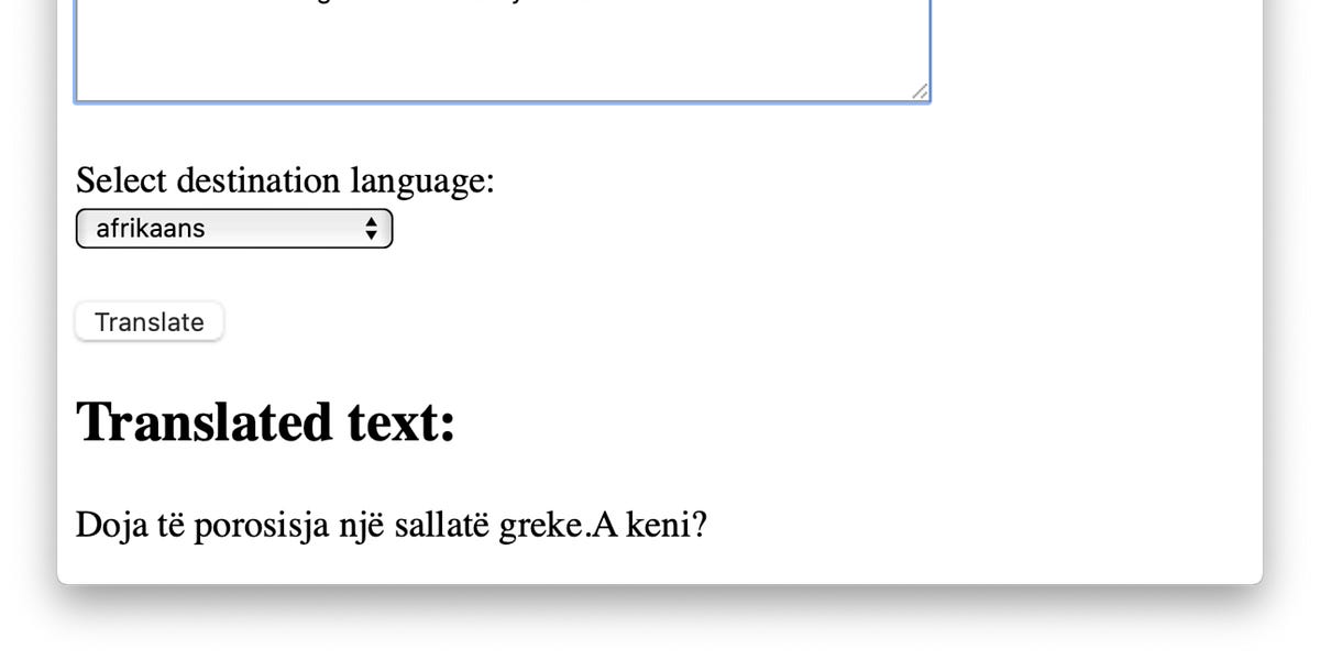 Translator Web App with Python and Django - by Ardit Sulce