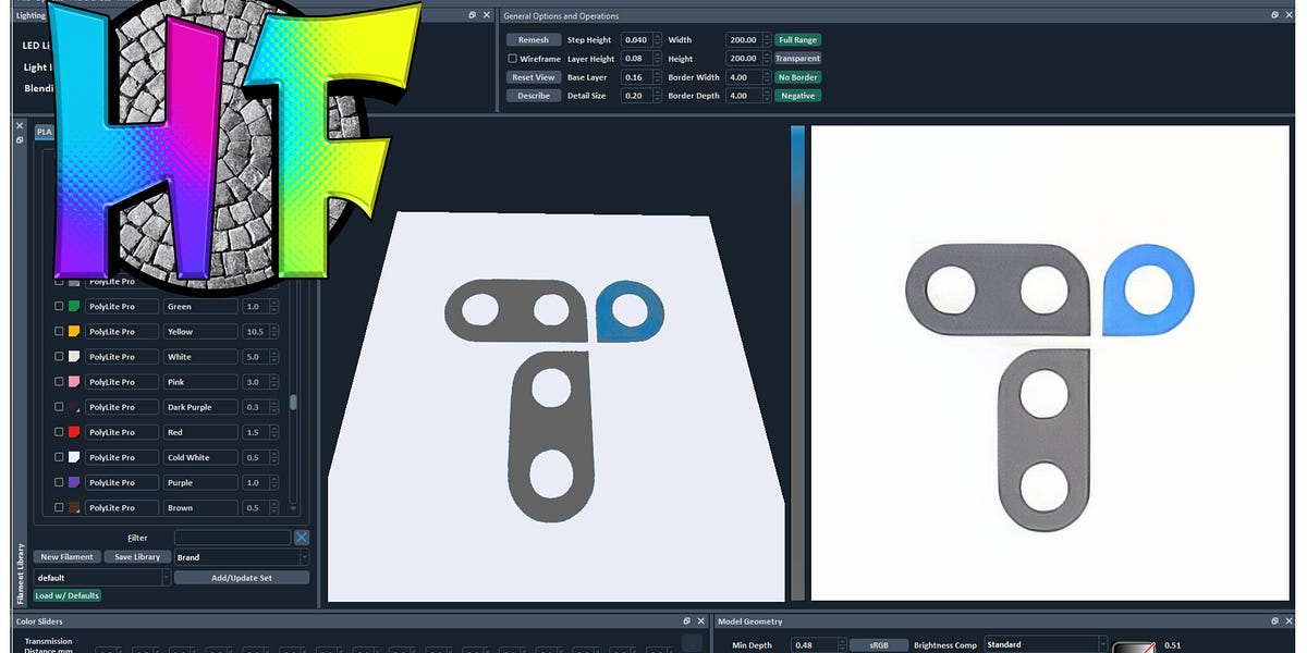 HueForge Professional Monthly now on Thangs