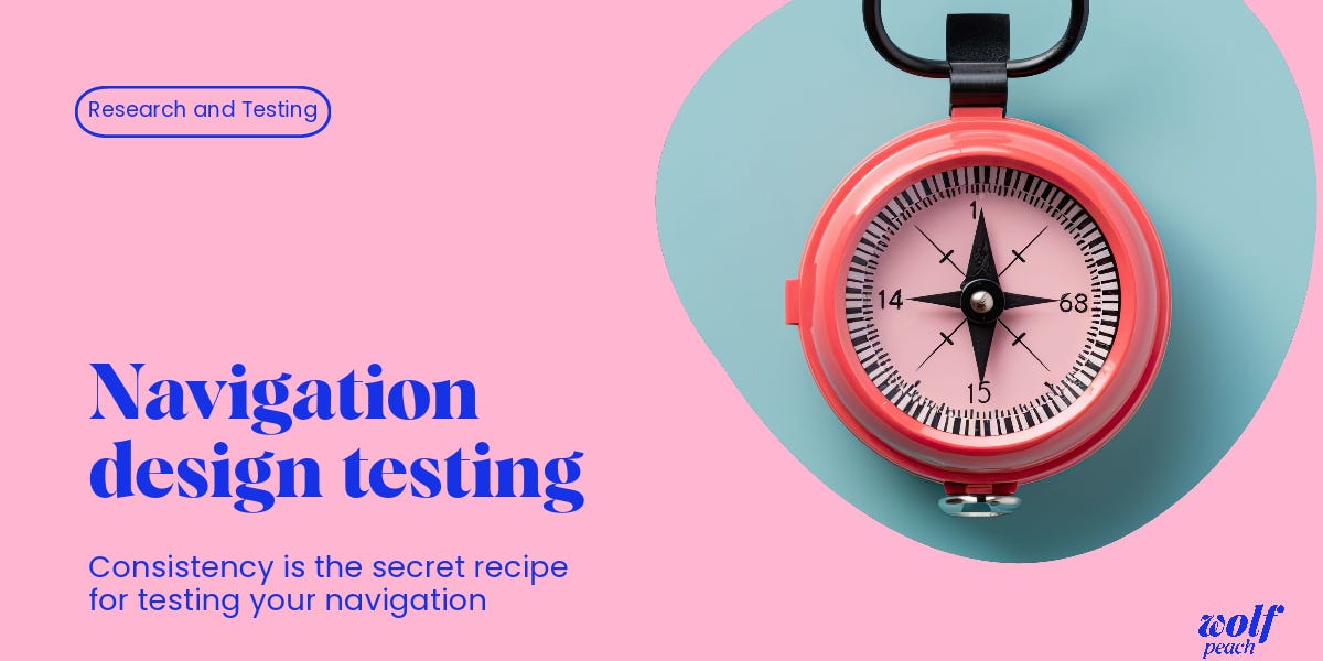 Navigation design testing - by Emma Chittenden - Unperfect