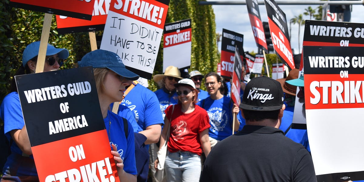 On the Ground with the WGA Picketers - The Ankler.