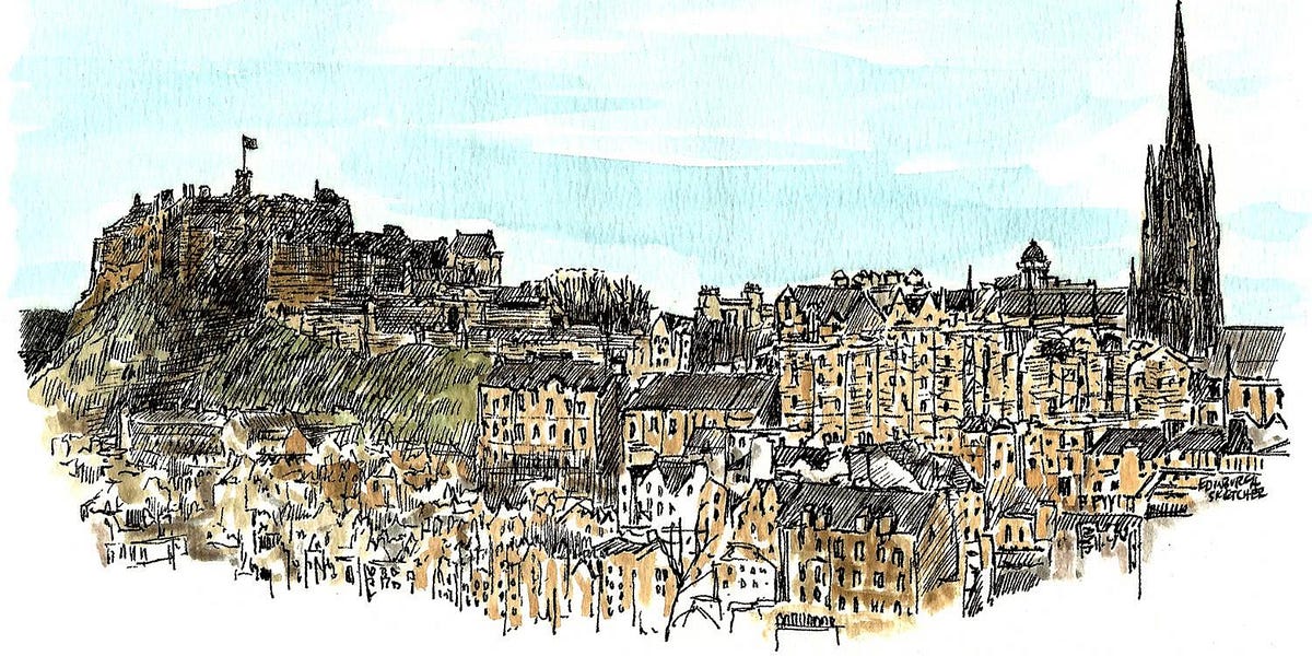 The Edinburgh Scribble - Edinburgh Sketcher