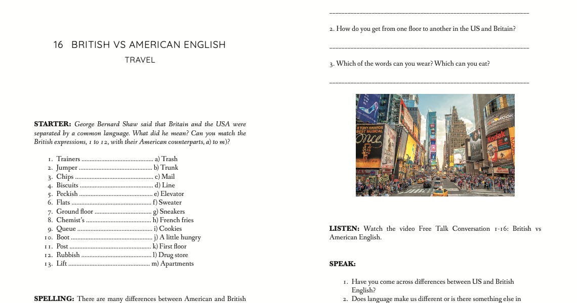 British vs American English - by Patrick Sherriff