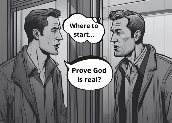 Prove God is Real (in 100 Words) - by Stacy Trasancos