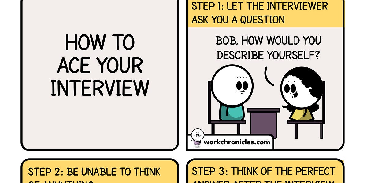(comic) How to Ace Your Interview - Work Chronicles