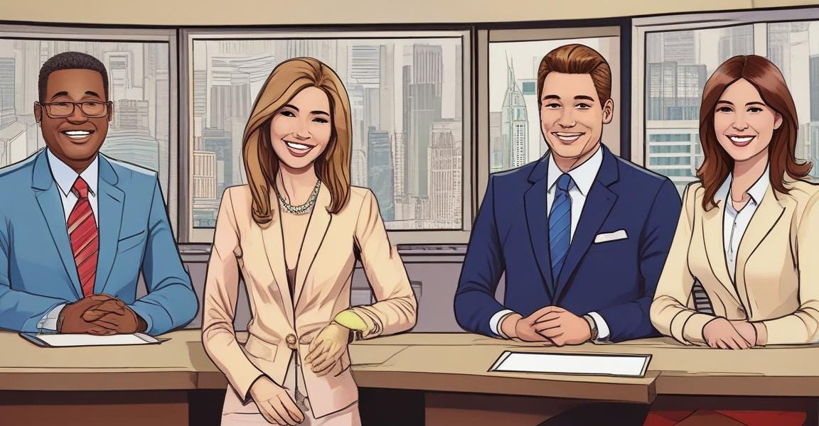 Why your local news anchors are smiling