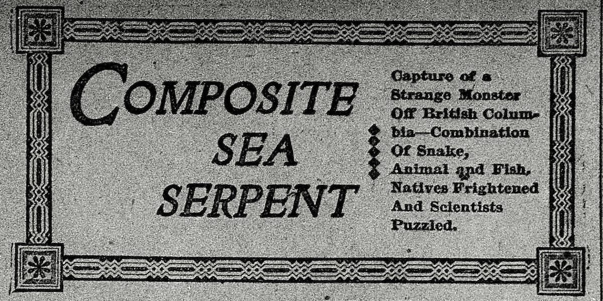 Composite Sea Serpent - by Odd Old News - Odd’s Substack