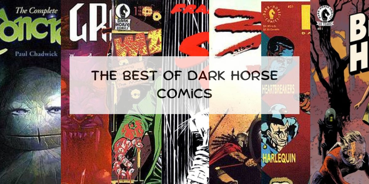 Best Dark Horse Comics as of 2025 - by Angelos Savvaidis