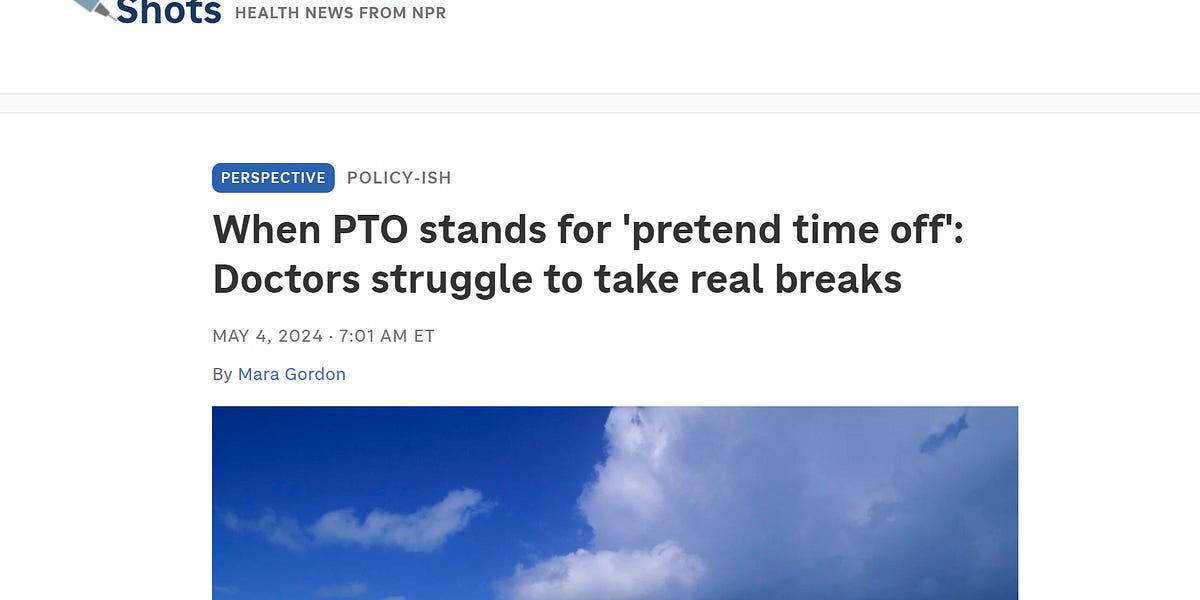 Hello from my vacation day - by Mara Gordon, MD