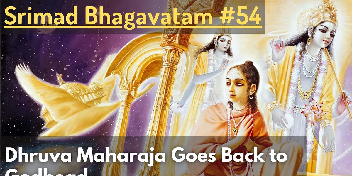 Dhruva Maharaja Goes Back to Godhead