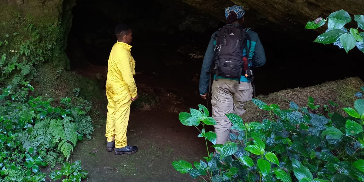 When I caved in to go to Mau Mau Caves, courtesy of 2 Rasta-pal-ians
