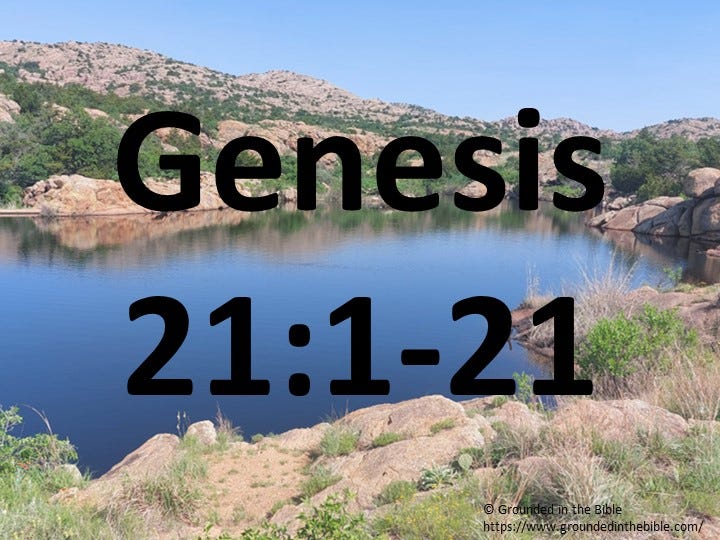 Genesis 21:1-21: Isaac and Ishmael - by Karen Hoffman