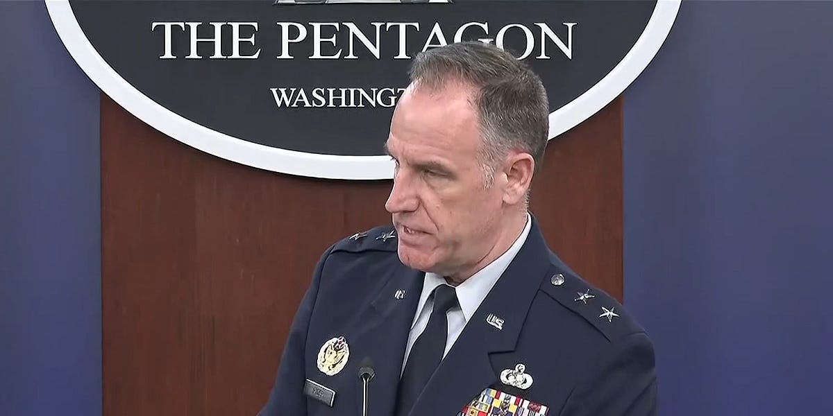 Pentagon Press Secretary Maj. Gen. Pat Ryder Holds a Press Briefing