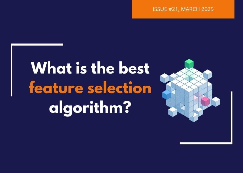 What is the Best Feature Selection Algorithm?