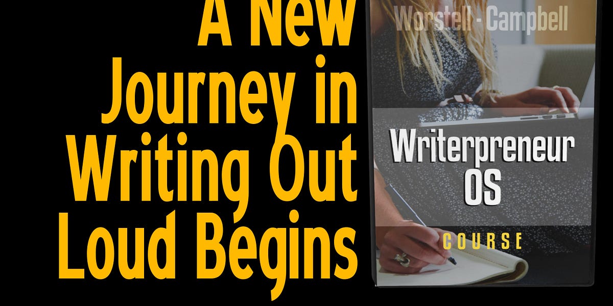 A New Journey in Writing Out Loud Begins