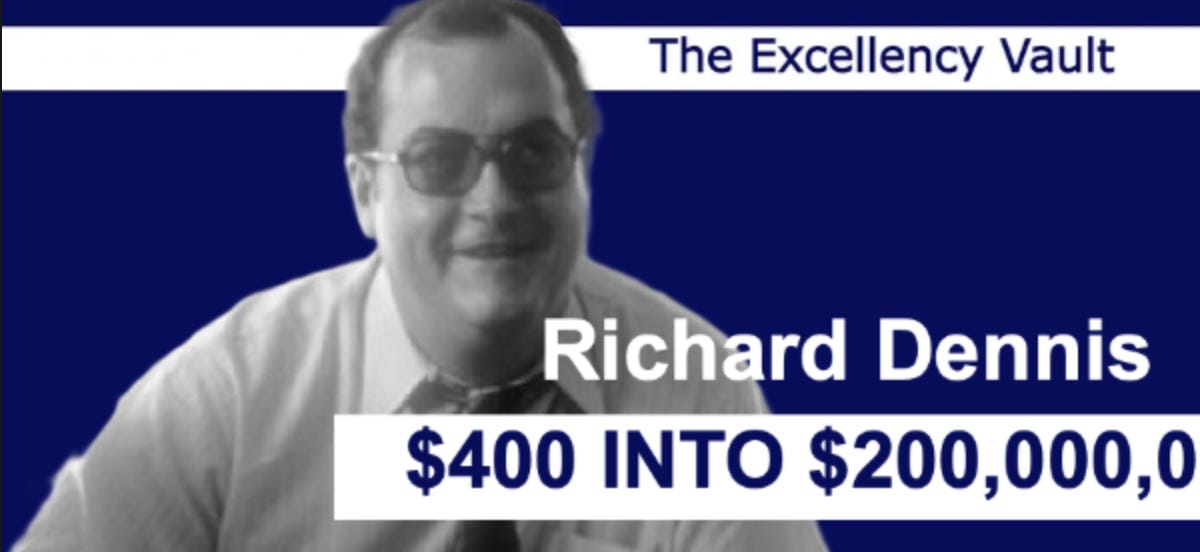 Richard Dennis - by THE SHORT BEAR - The Excellency Vault