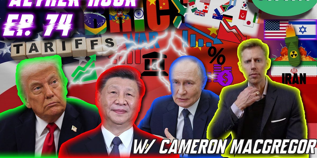 ECONOMIC COLLAPSE?! Tariffs, World Trade, De-Dollarization, WWIII, & MORE w/ Cameron Macgregor ...