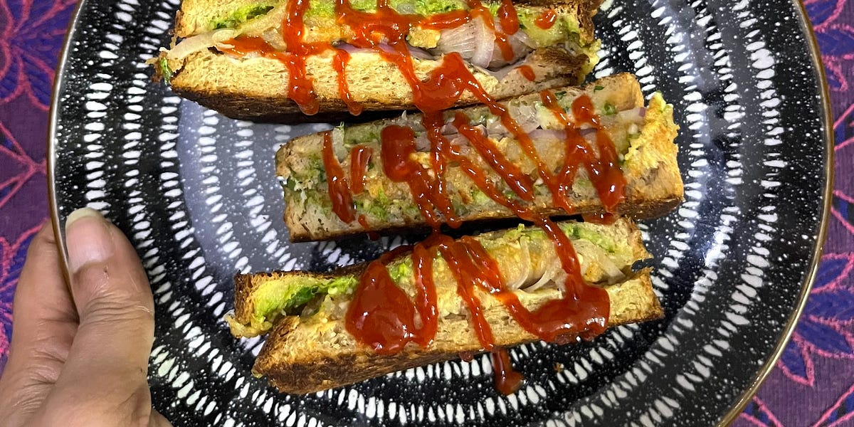 Emergency potato sandwich(es) - by Apoorva Sripathi