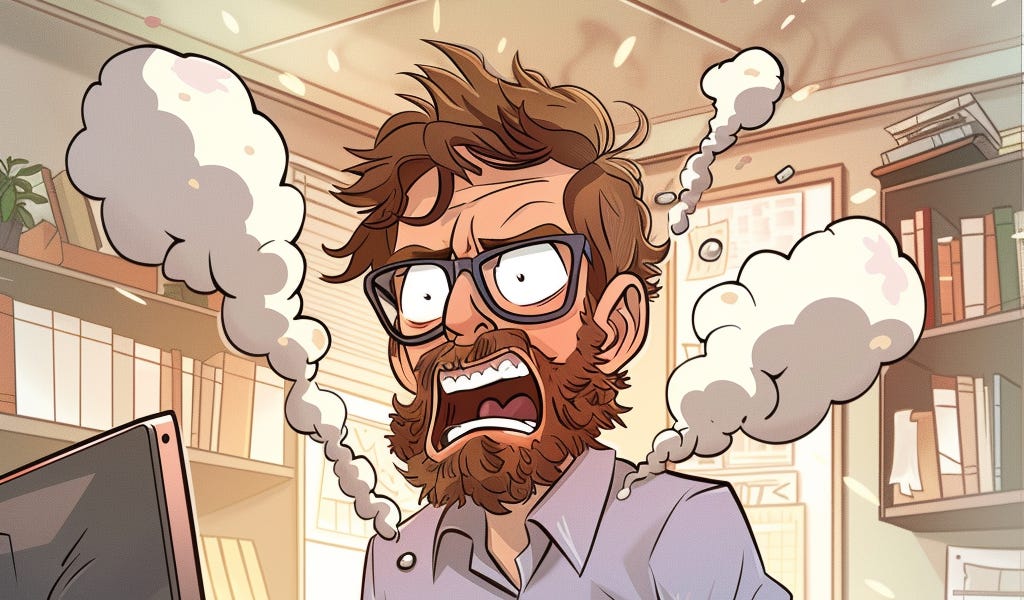 Write When You're Mad - by David McIlroy