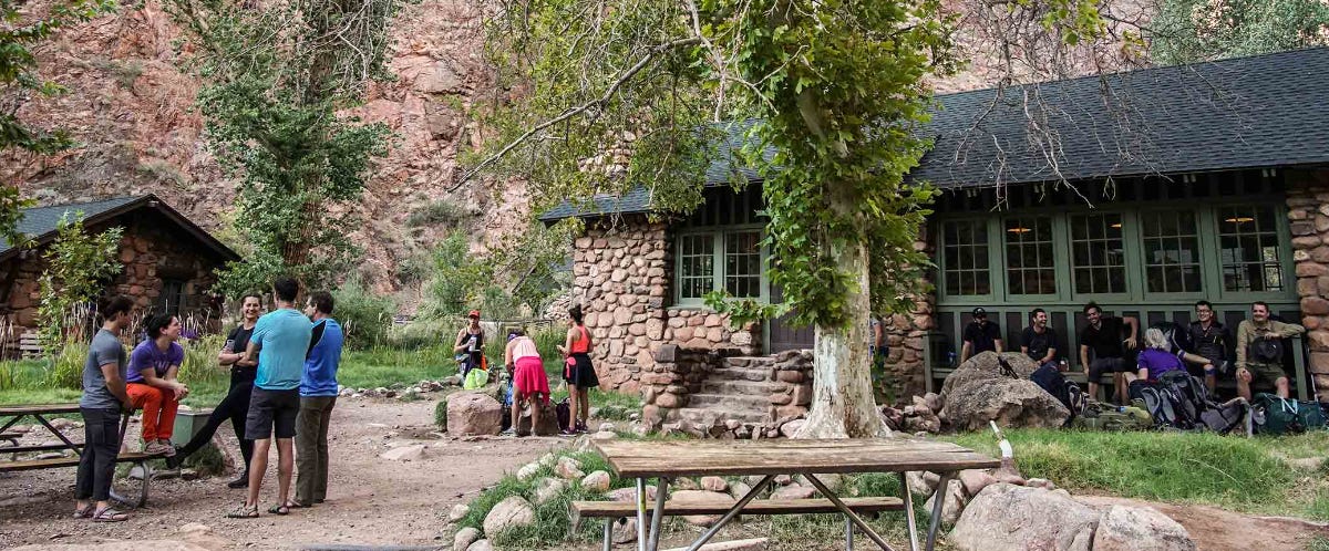 Grand Canyon's Phantom Ranch - by Jan Spell