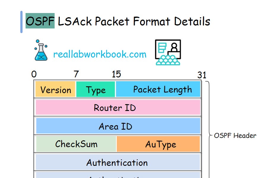 OSPF Link State Acknowledgment Packet - by Rose White