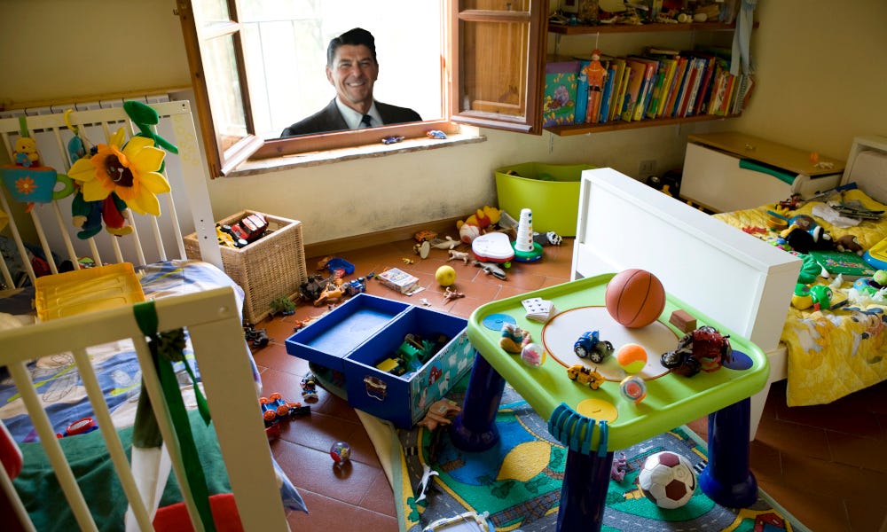 My mother declared my bedroom a disaster area