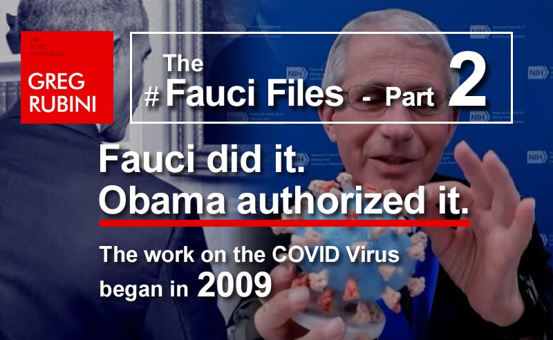 The Fauci Files – Part 2 - Greg Rubini Investigations