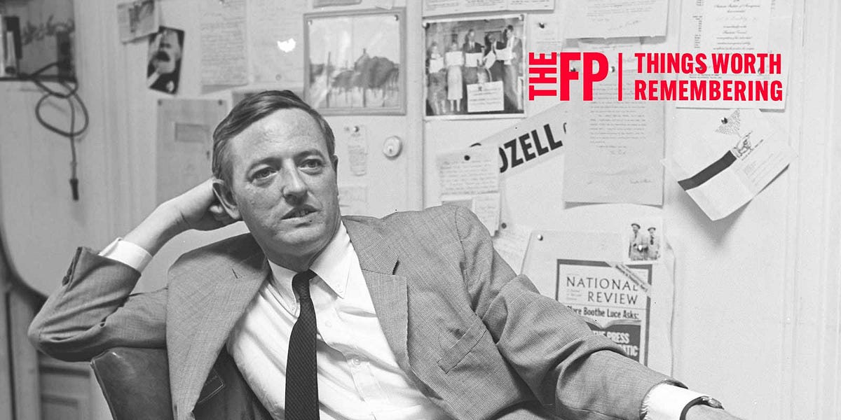Douglas Murray Things Worth Remembering: William F. Buckley