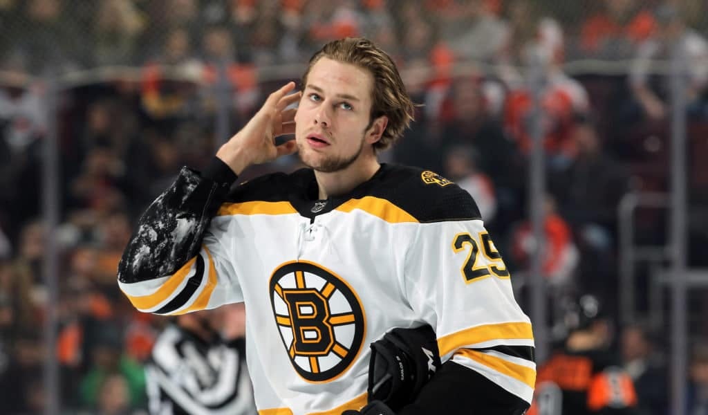 Brandon Carlo is playing the best hockey of his career