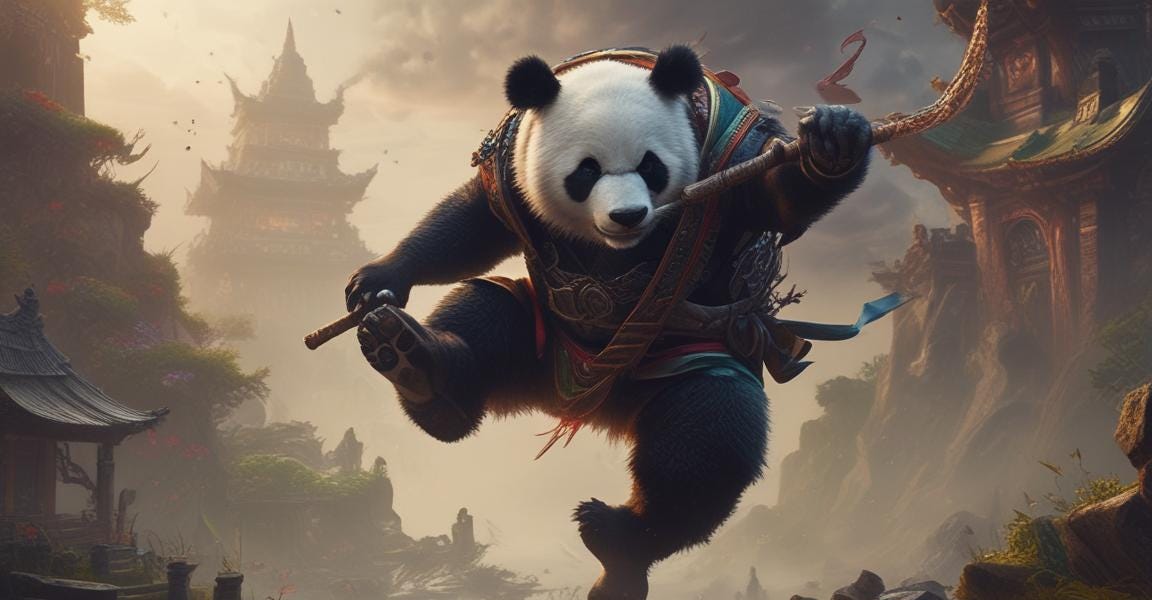 THE SCROLL: The Kung Fu Psychic Panda Bear Agenda