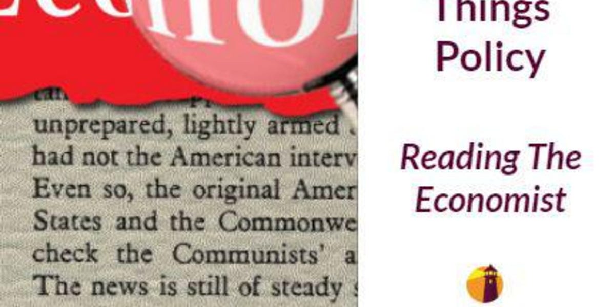 Reading The Economist- Decline of Racial Bias, Left-Leaning Think-tanks ...