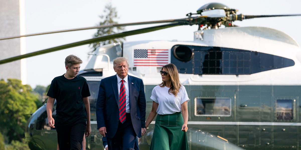 Melania and Donald Trump Attend Son Barron’s High School Graduation