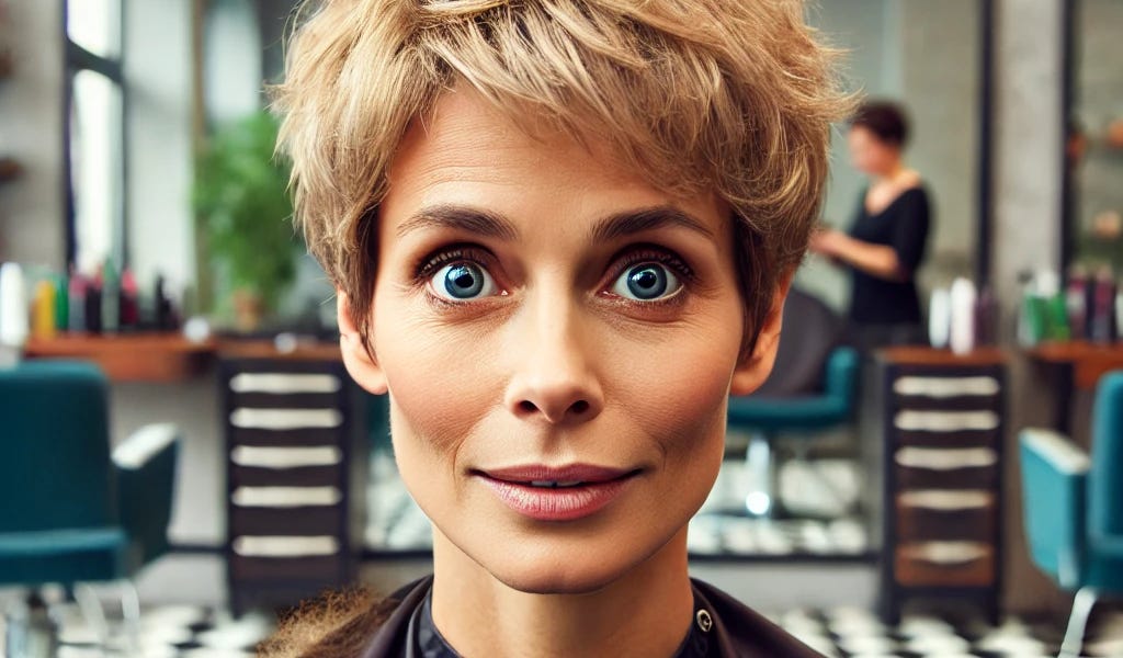 Cristina - by Feliks Raderm - Headshave