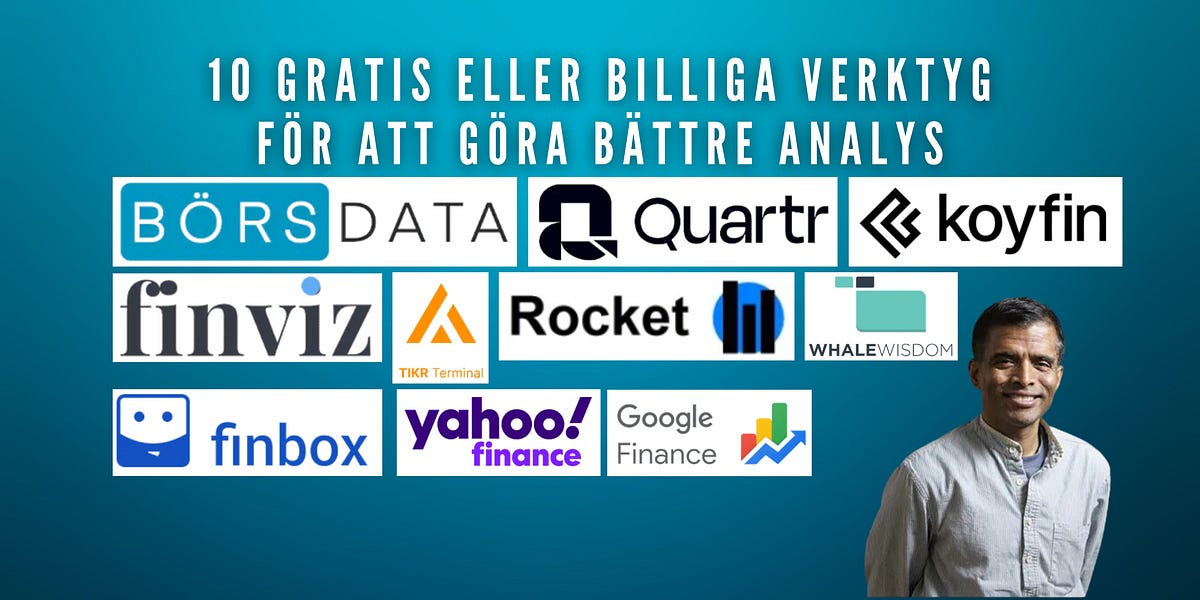 10 gratis eller billiga verktyg för att göra bättre analys