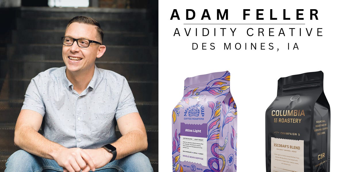 Coffee Packaging Design Showcase: Adam Feller, Avidity Creative