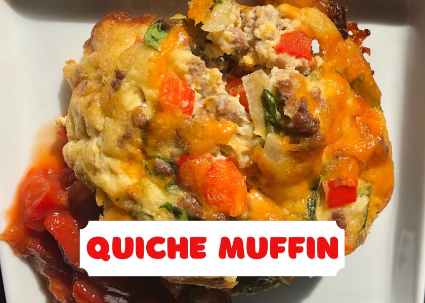 Quiche Breakfast Muffins - by Elizabeth Medwid
