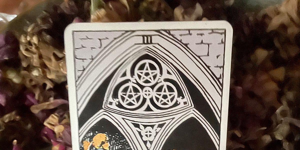 The Three of Pentacles - by Cameron Steele - interruptions